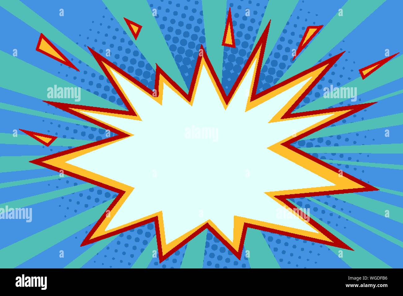 Explosion Drawing Comic