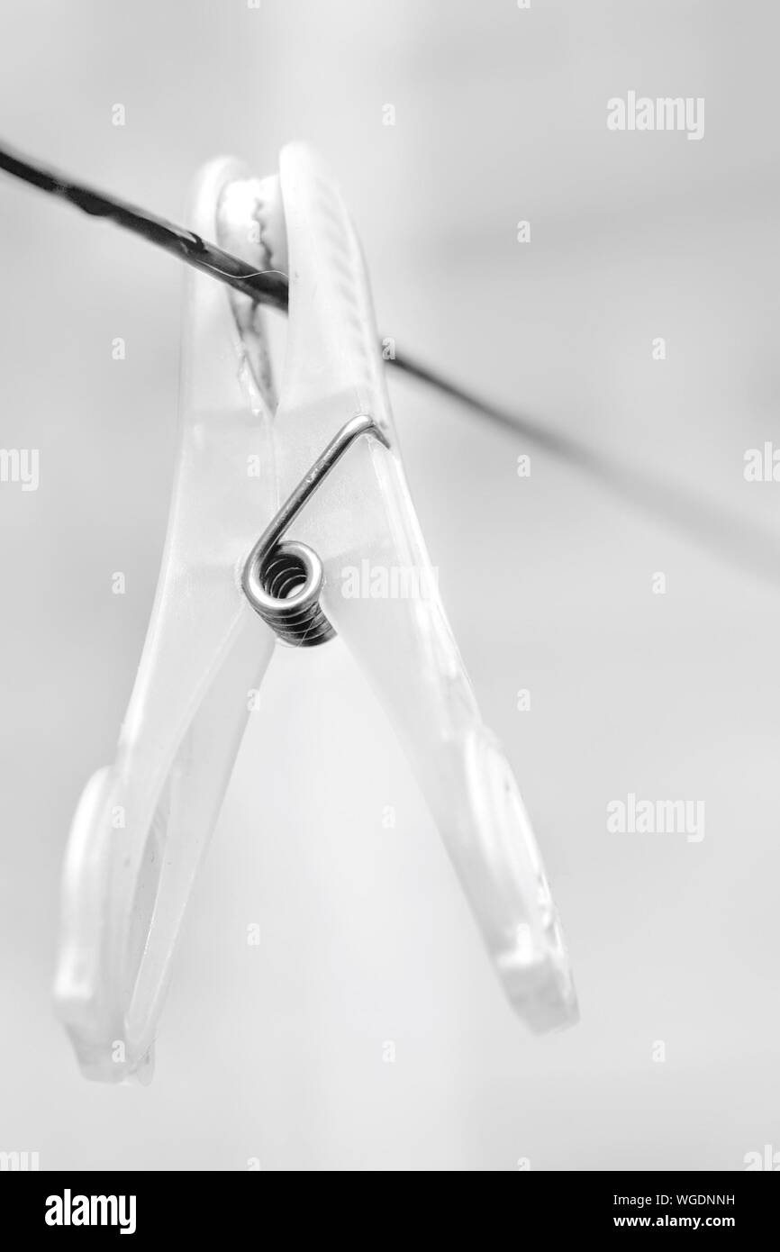 Clothespin hanging hi-res stock photography and images - Alamy