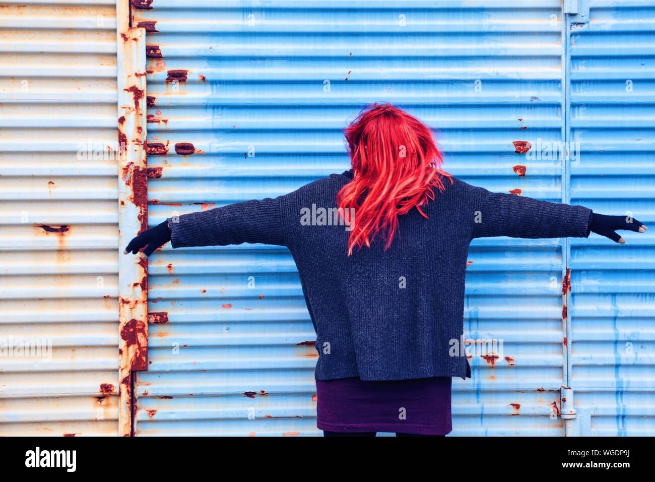 Face covered with hair hi-res stock photography and images - Alamy