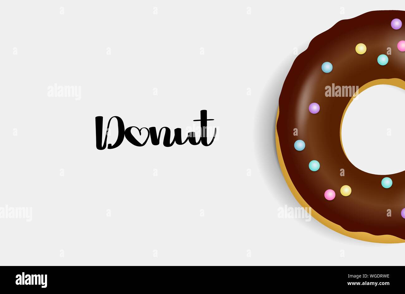 Sweet donut bakery Stock Vector Images - Alamy