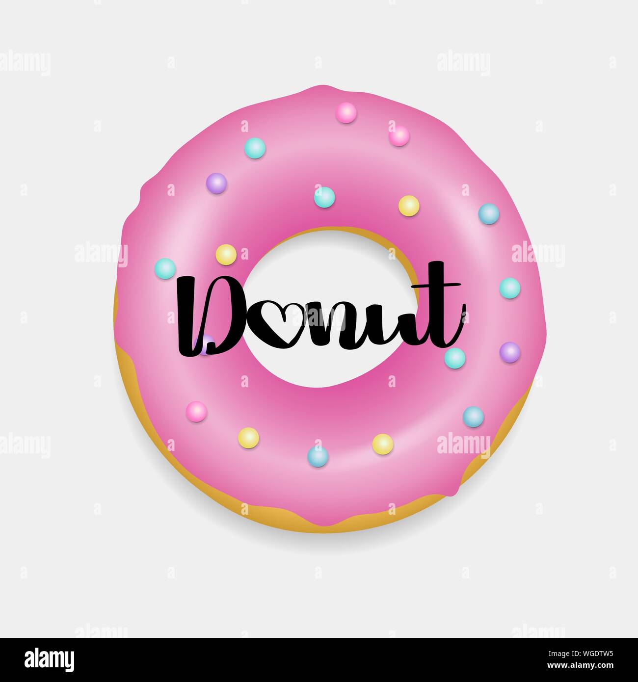 Sweet donut bakery Stock Vector Images - Alamy