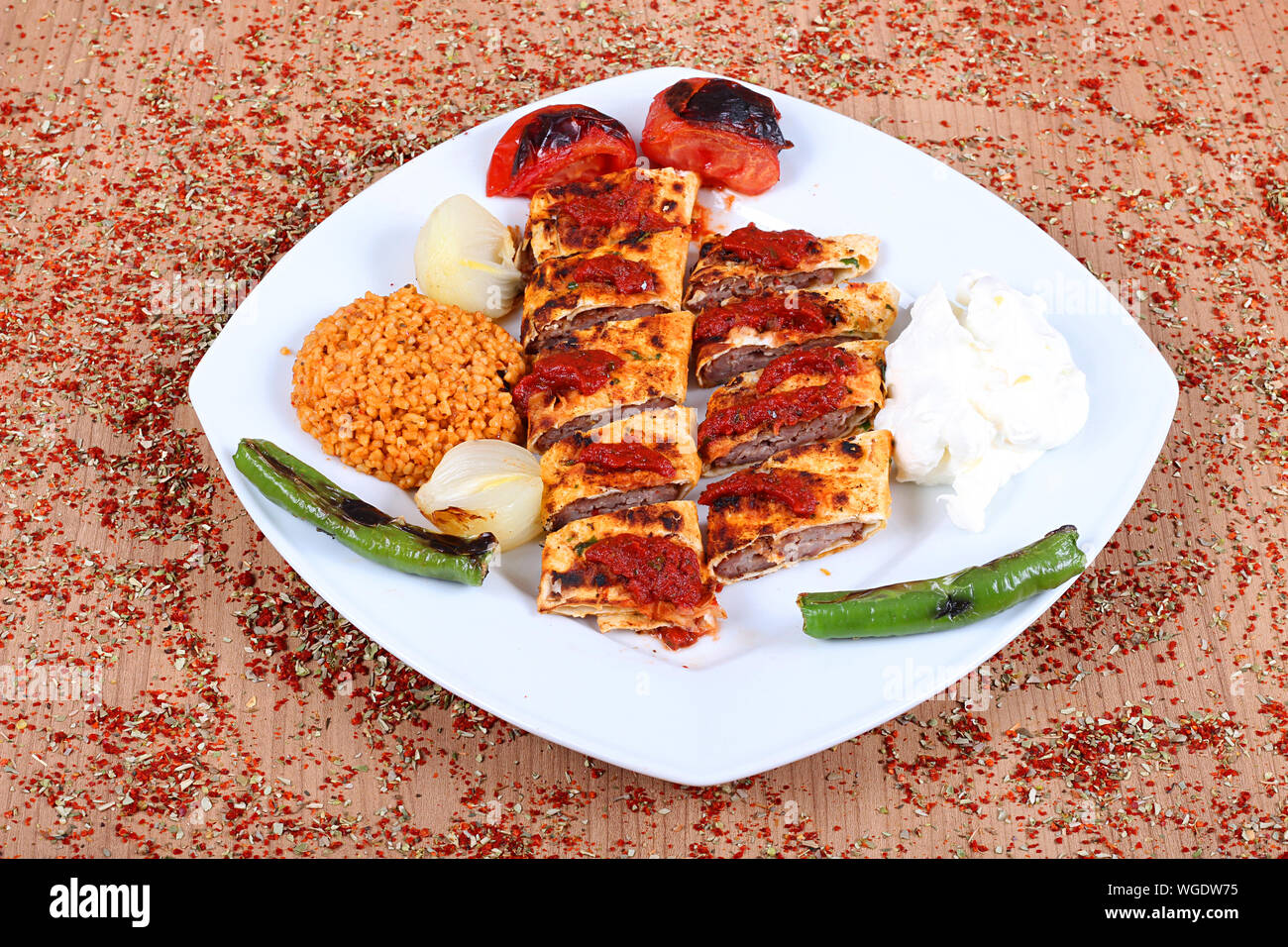 Shish kebab minced beef recipe hi-res stock photography and images - Alamy