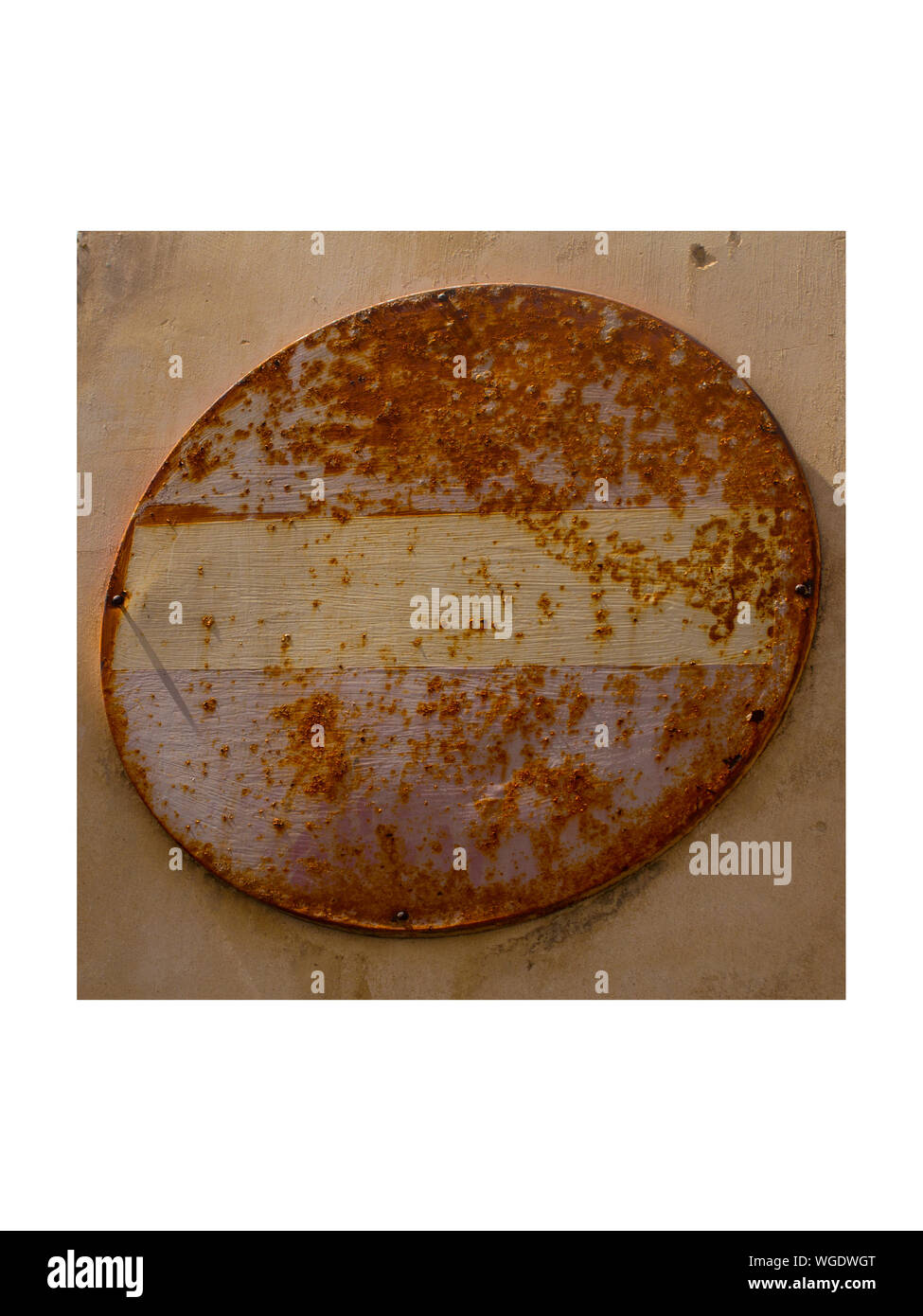 Weathered Road Sign Stock Photo - Alamy