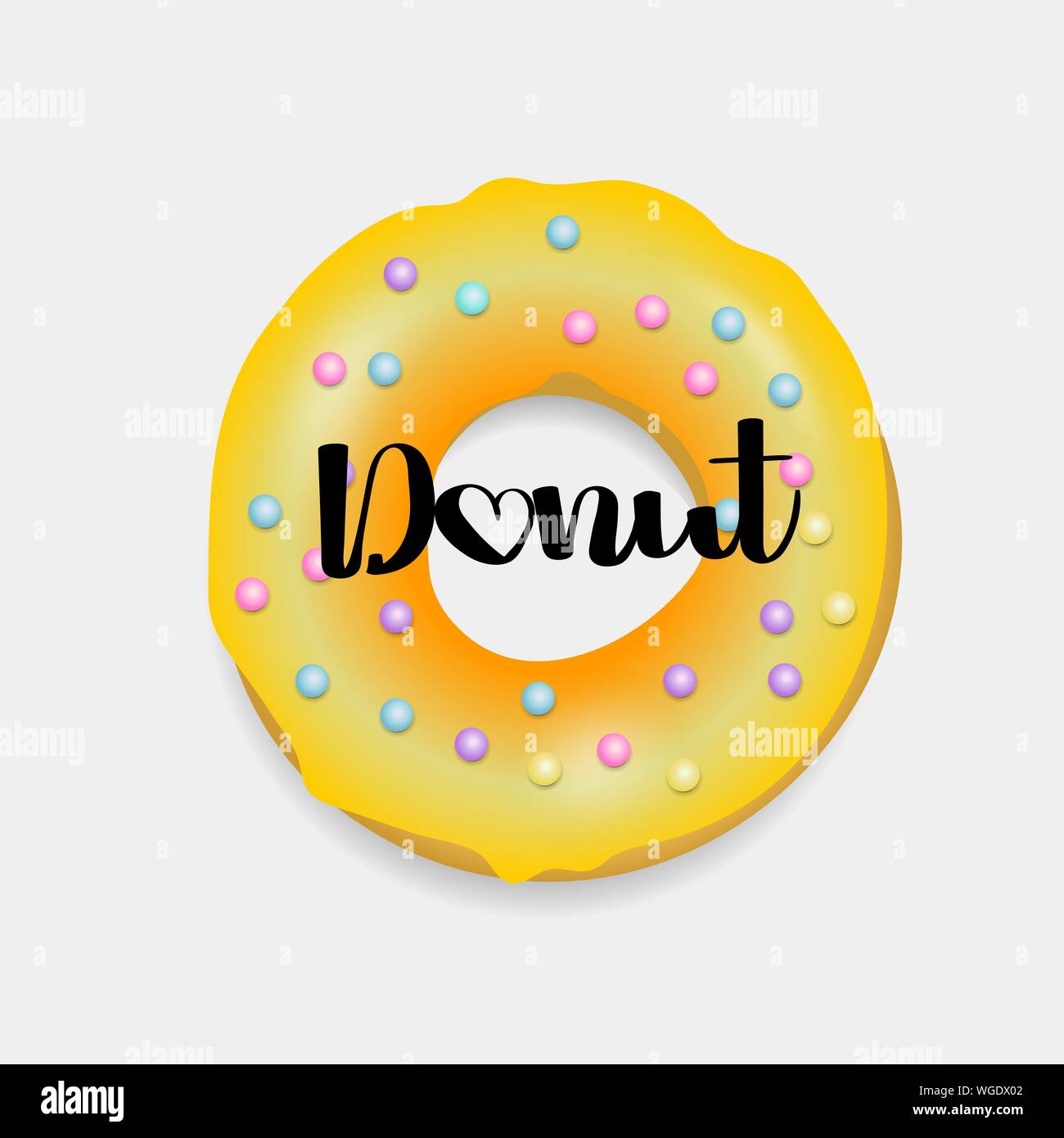 Donut bakery food design Stock Vector Images - Alamy