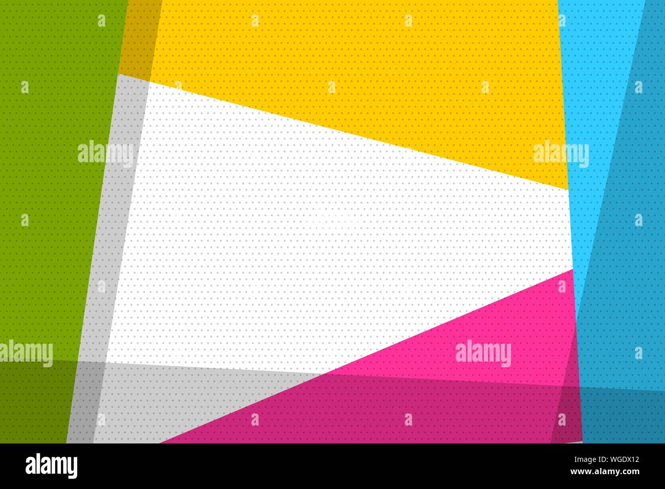 Comic book geometric pop art retro background Stock Vector Image & Art ...