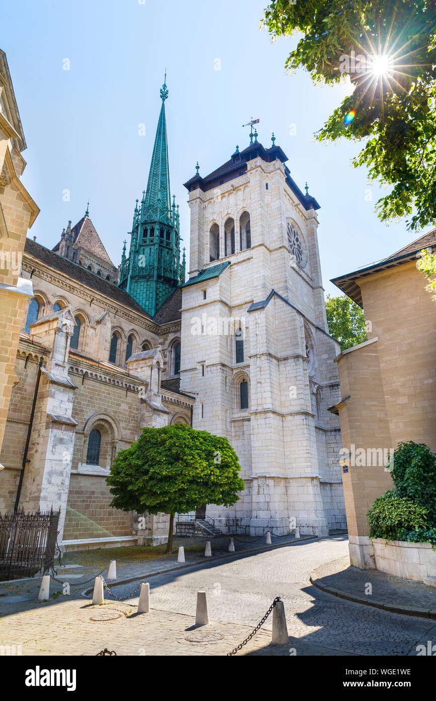 St peter’s cathedral in geneva hi-res stock photography and images - Alamy