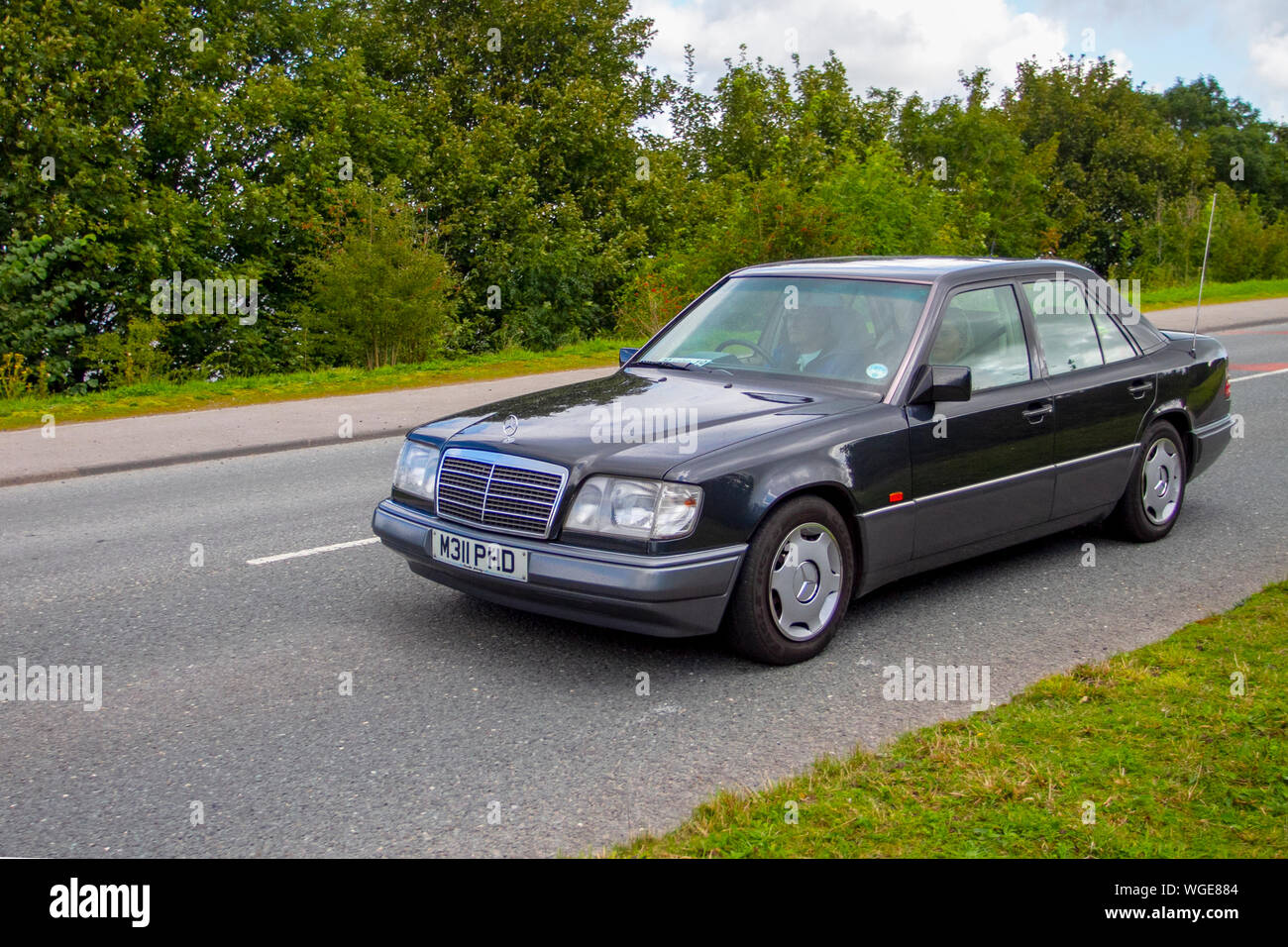 1994 90s black Mercedes Benz E280 Auto at the 2019 Bradford to ...