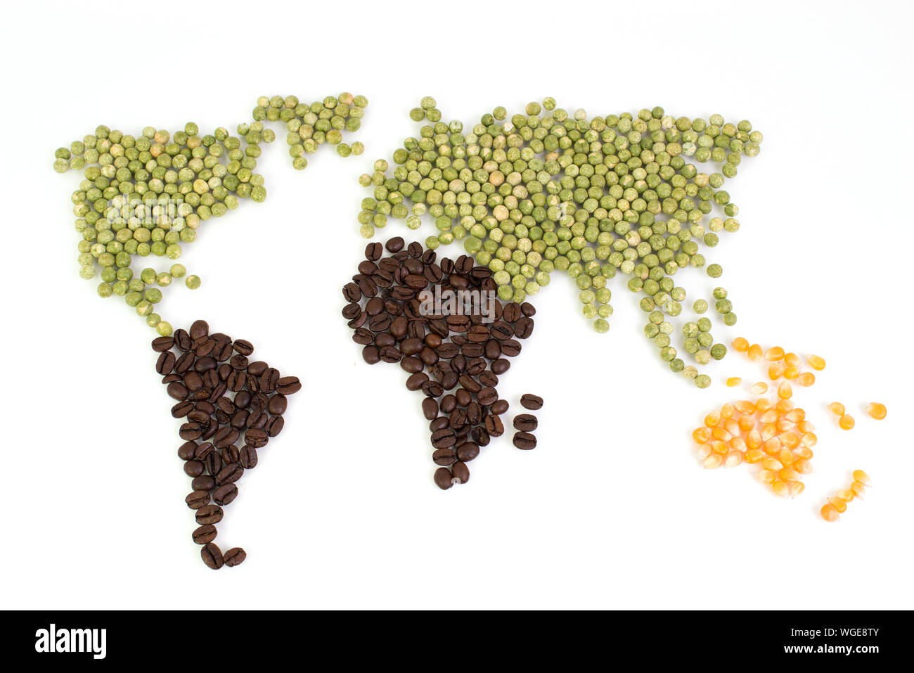 The food map hi-res stock photography and images - Alamy