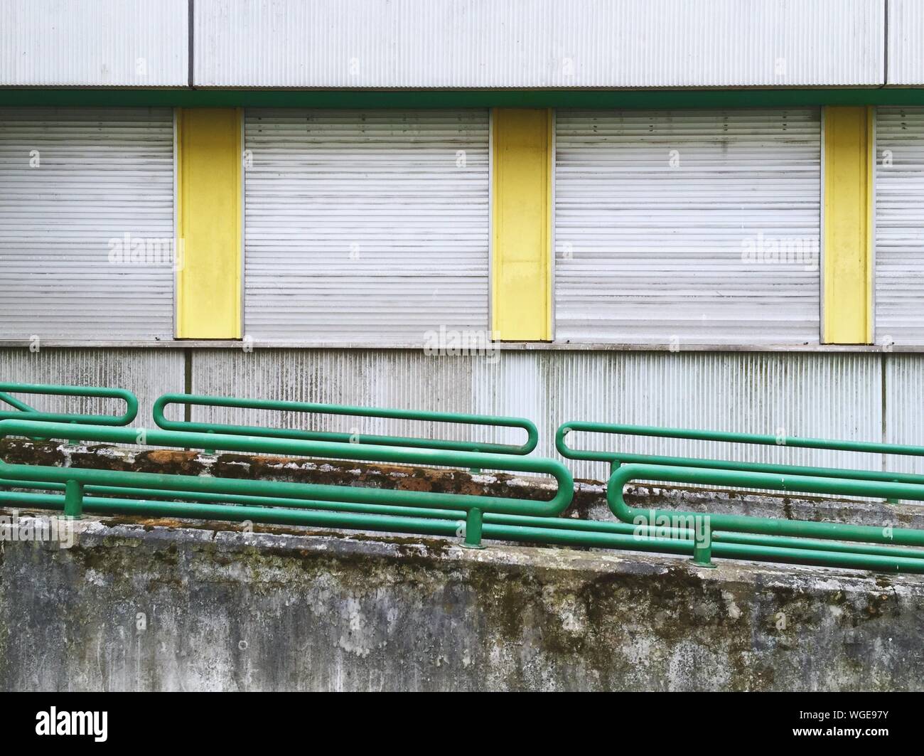 Yellow railing railings hi-res stock photography and images - Alamy