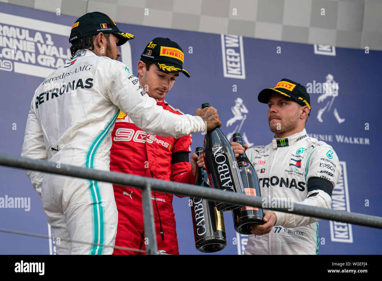 Podium in spa francorchamps hi-res stock photography and images - Alamy