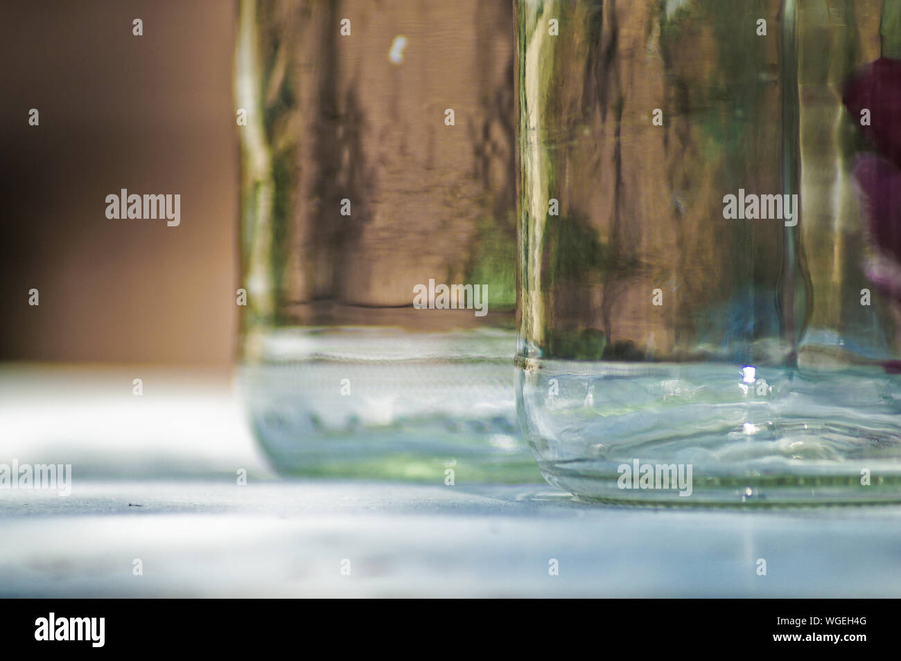 Empty transparent jars hi-res stock photography and images - Alamy