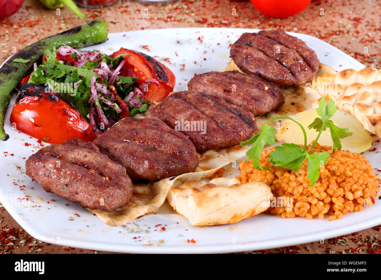 Hamburger rice vegetables hi-res stock photography and images - Alamy