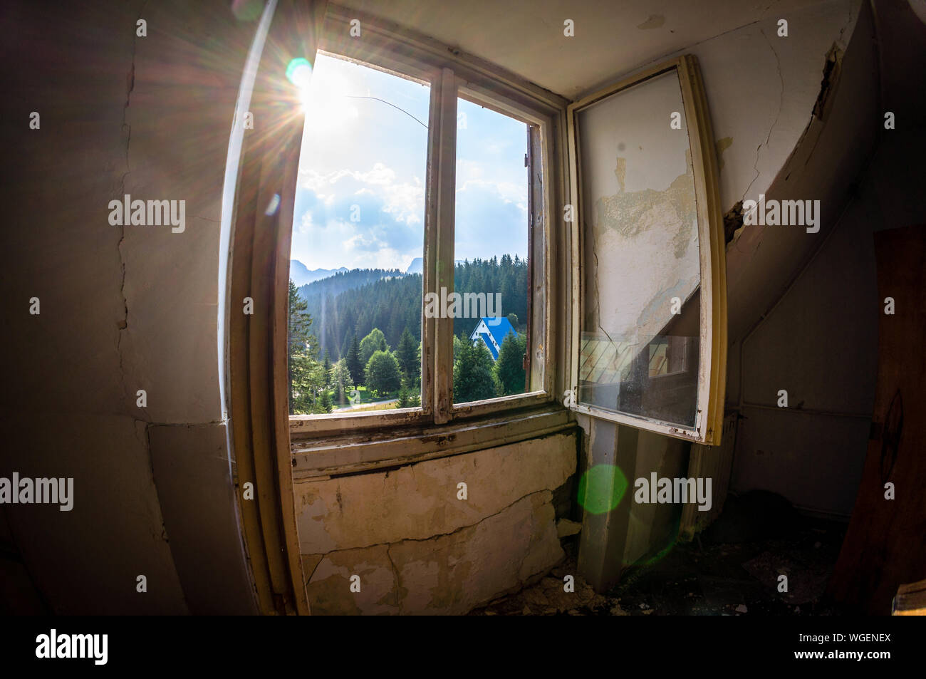 Sunlight Streaming Through Window Stock Photo - Alamy