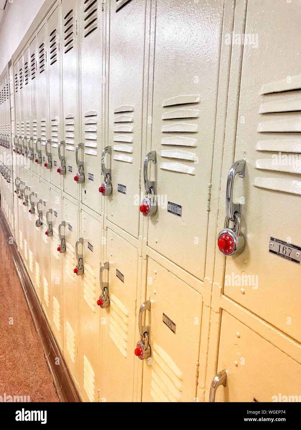 Side lockers hi-res stock photography and images - Alamy