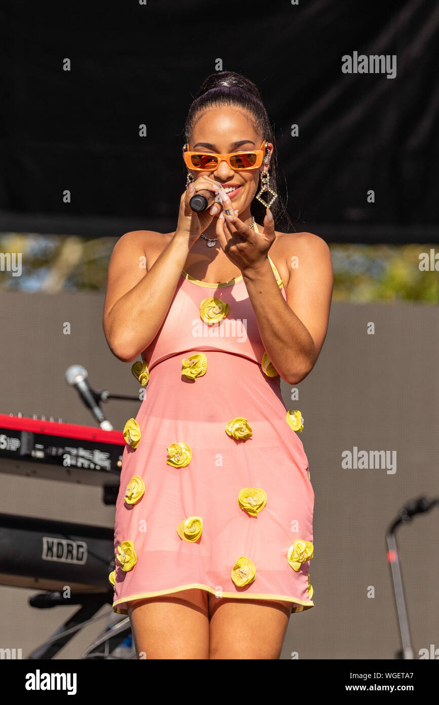 August 31, 2019, Philadelphia, Pennsylvania, U.S: Singer JORJA SMITH ...