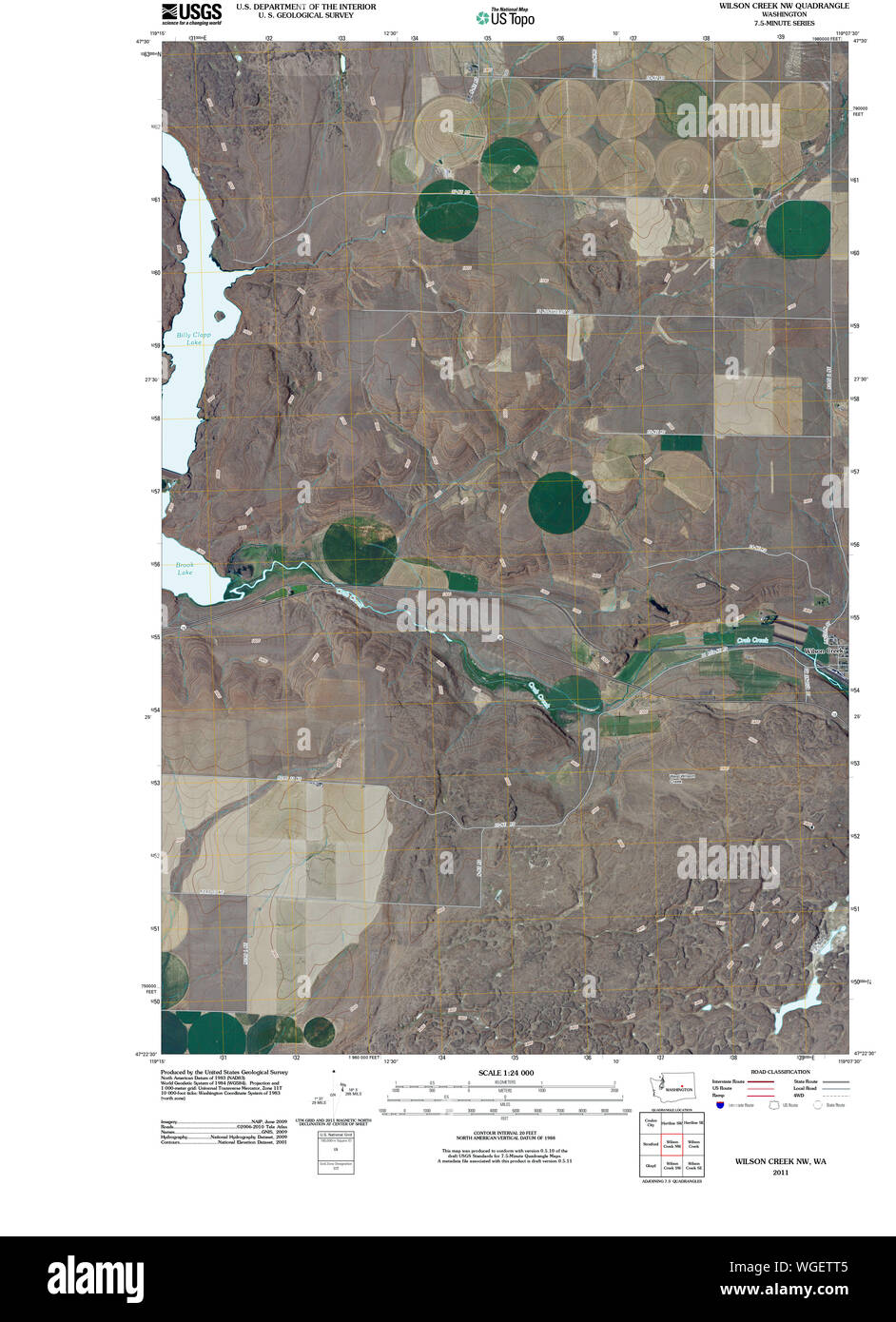 Map of wilson creek hi-res stock photography and images - Alamy