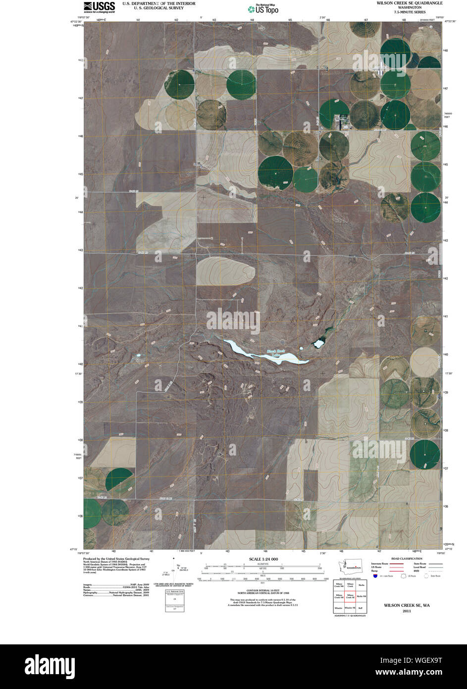 Map of wilson creek hi-res stock photography and images - Alamy