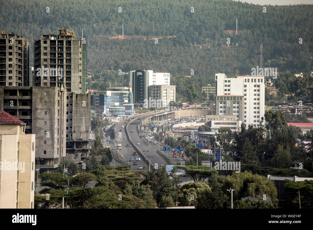 Addis ababa construction hi-res stock photography and images - Alamy