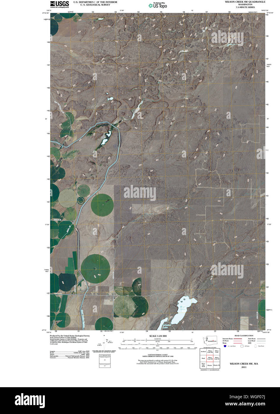 Map of wilson creek hi-res stock photography and images - Alamy