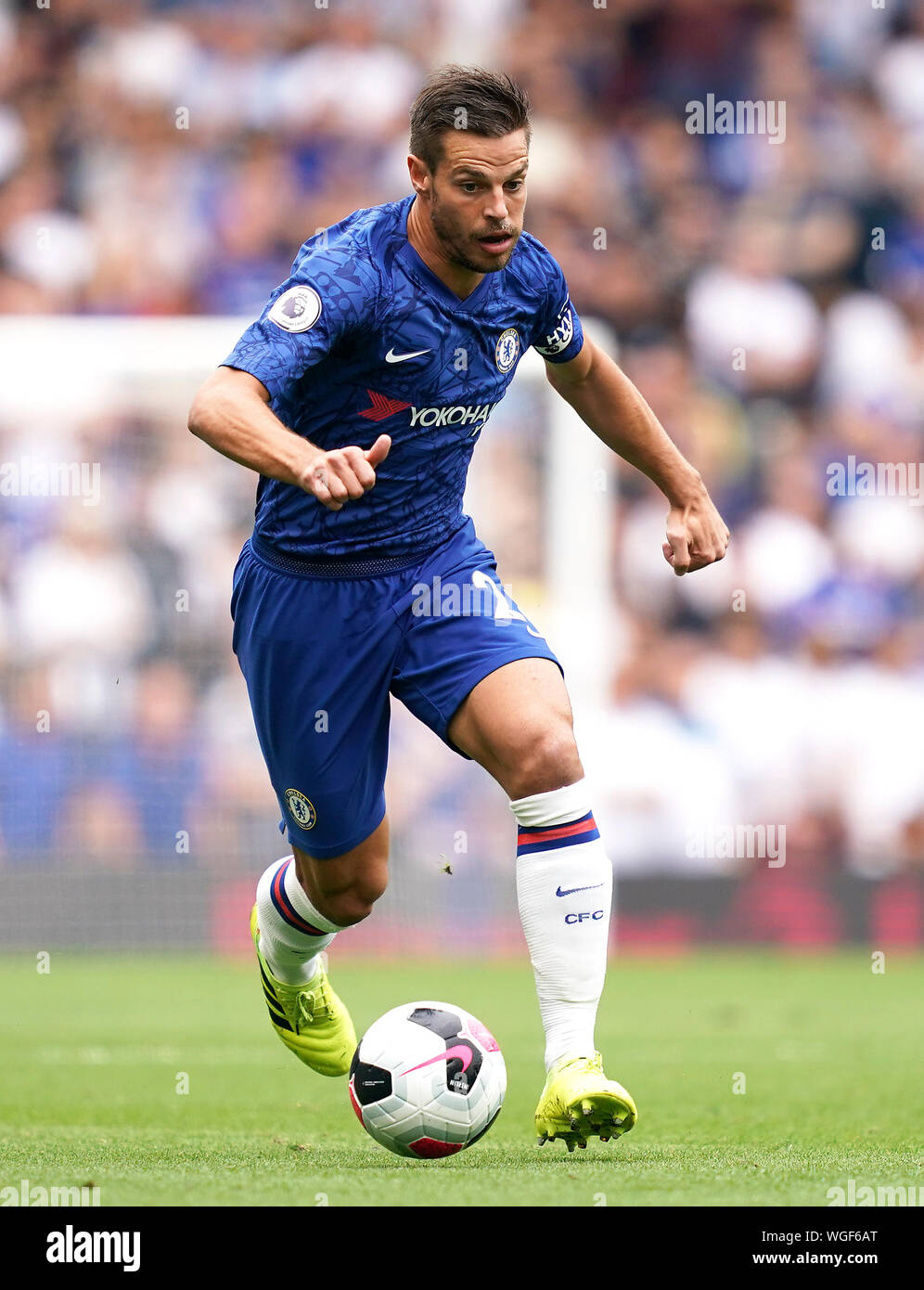 Chelsea's Cesar Azpilicueta during the Premier League match at Stamford ...