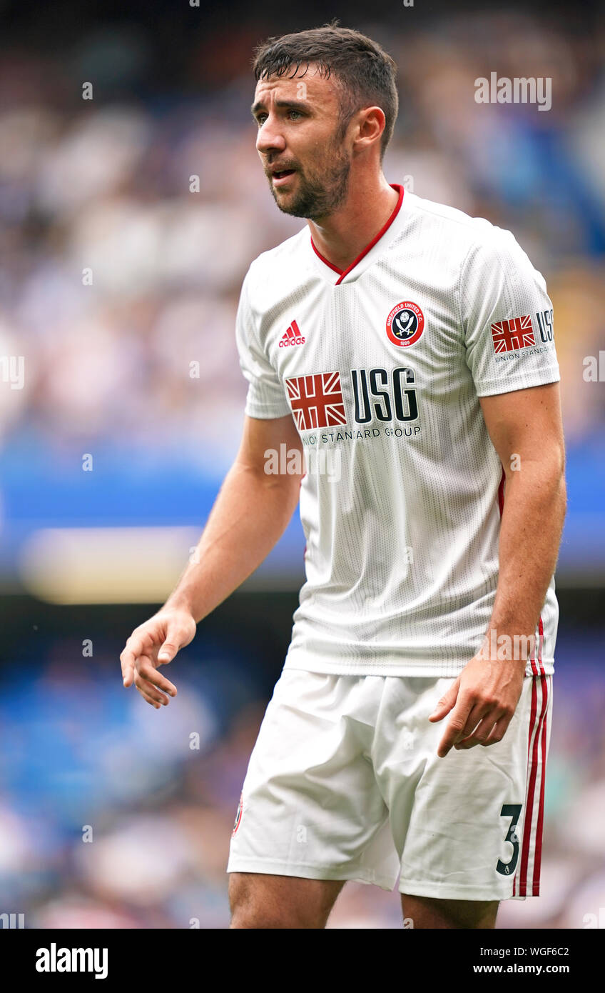 Sheffield United's Enda Stevens during the Premier League match at ...