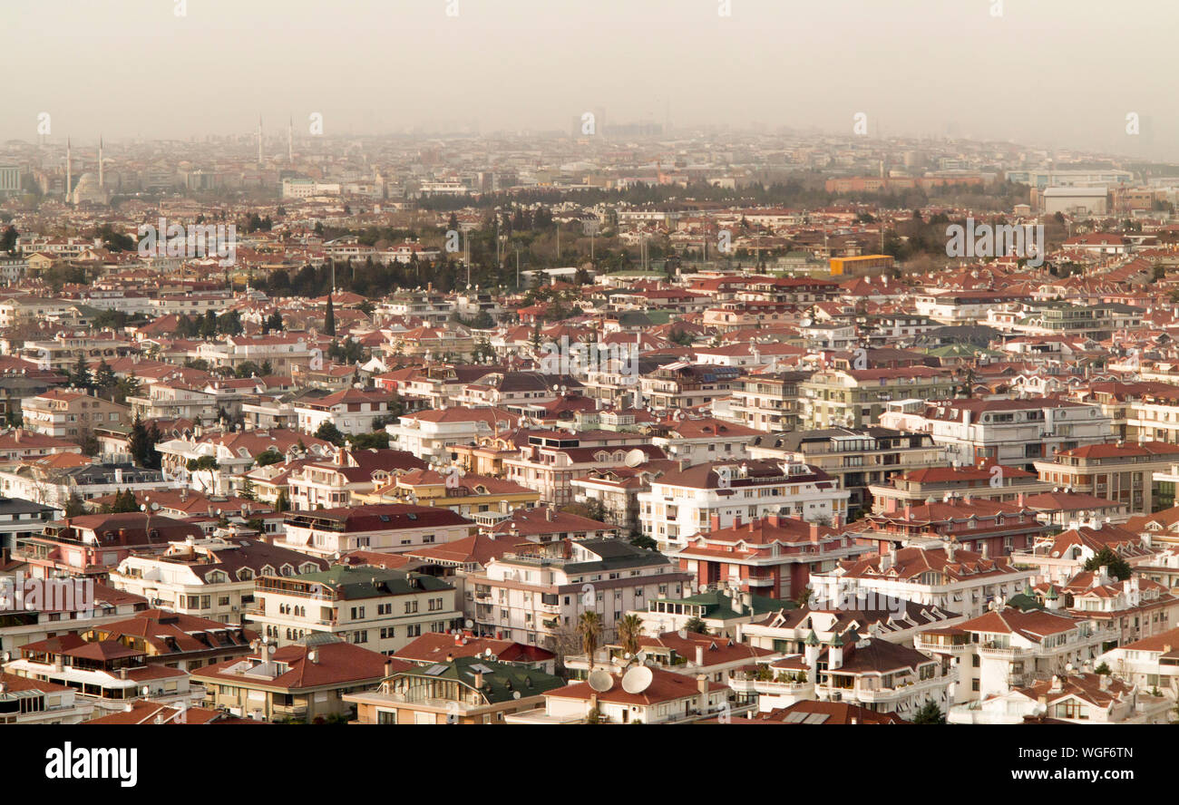 Overhead view with flats and houses hi-res stock photography and images ...