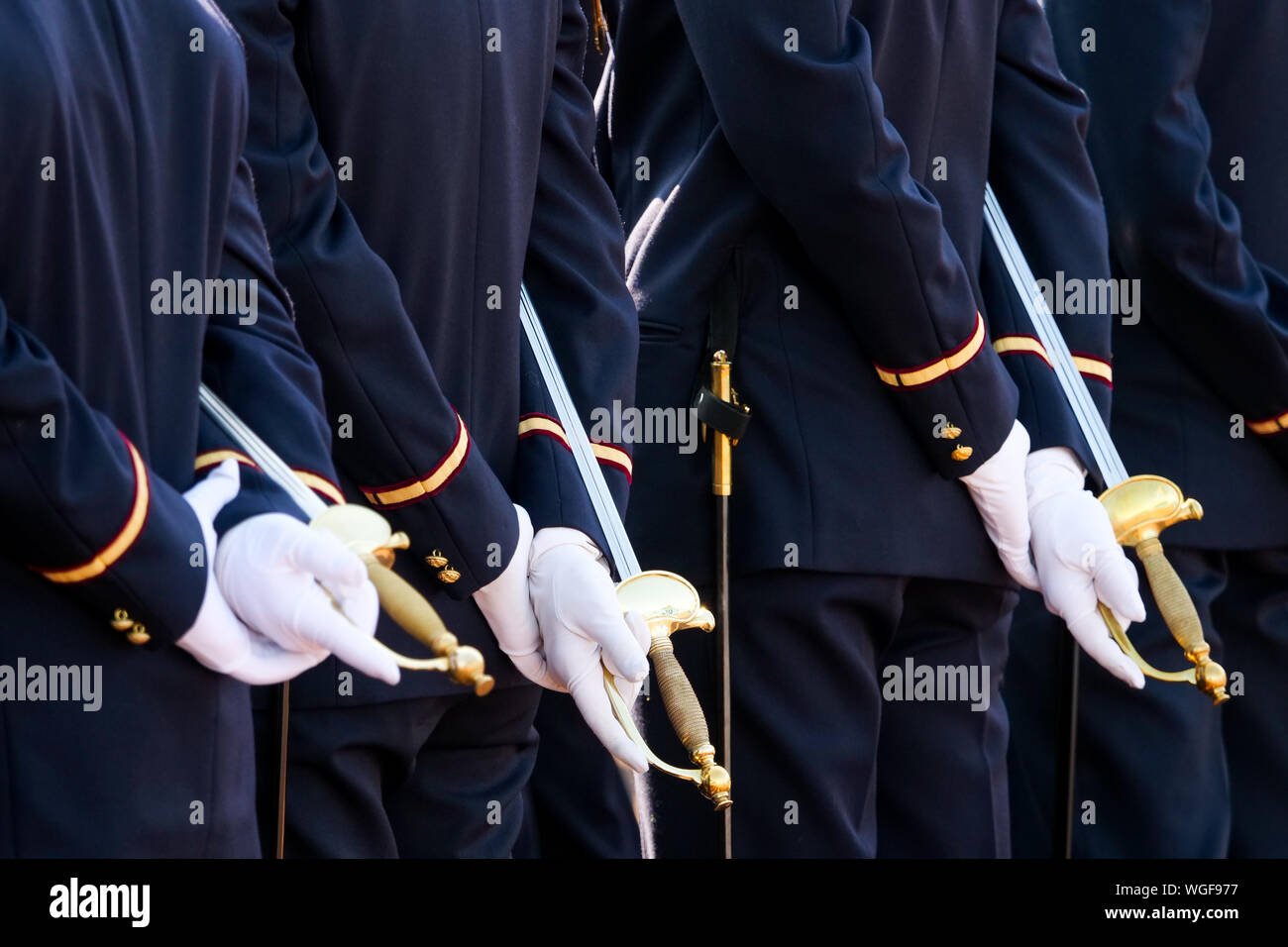 Welcoming ceremony for the new pupils at French Military Health School ...