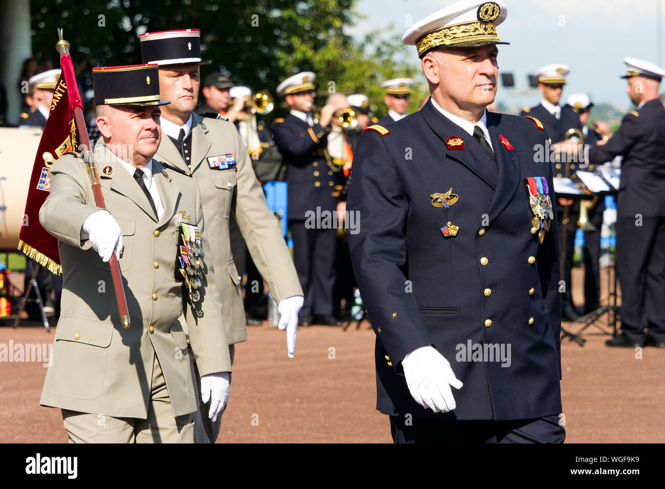 Welcoming ceremony for the new pupils at French Military Health School ...