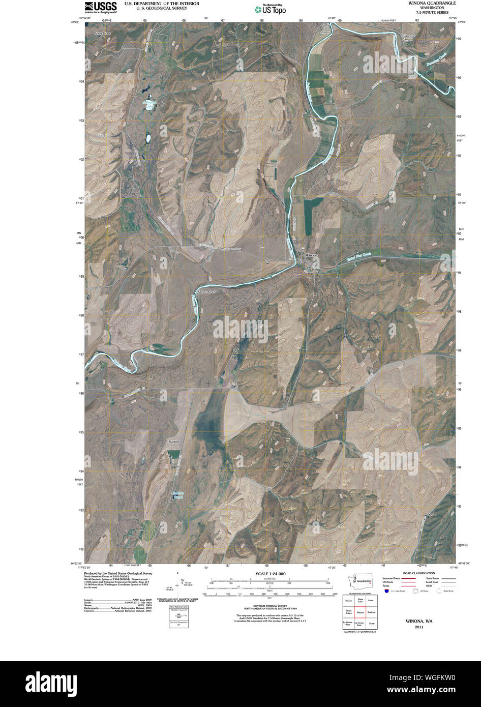 Map of winona hi-res stock photography and images - Alamy