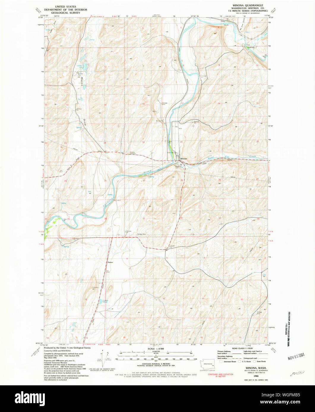 Map of winona hi-res stock photography and images - Alamy