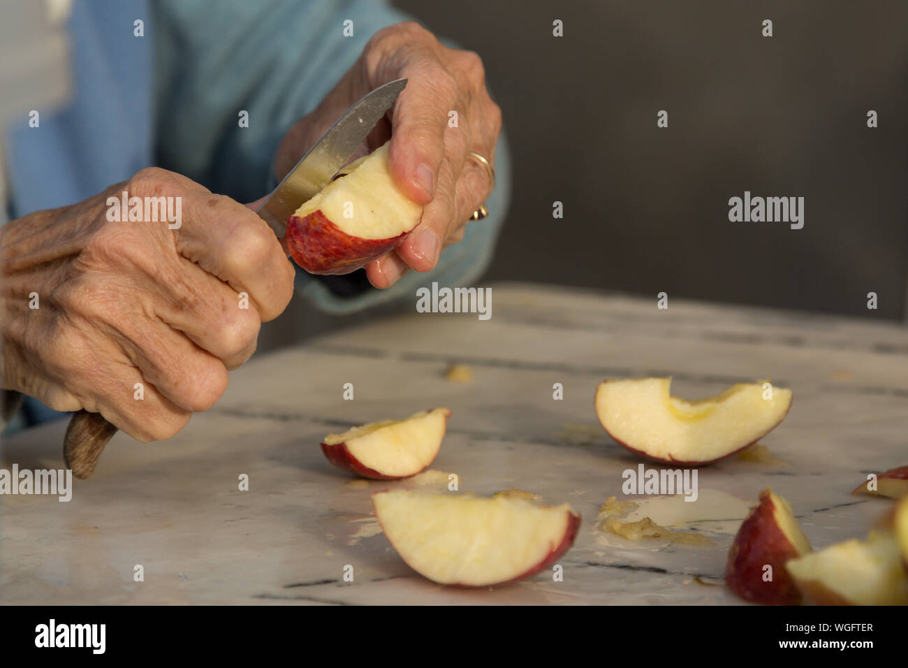Food person process hi-res stock photography and images - Alamy