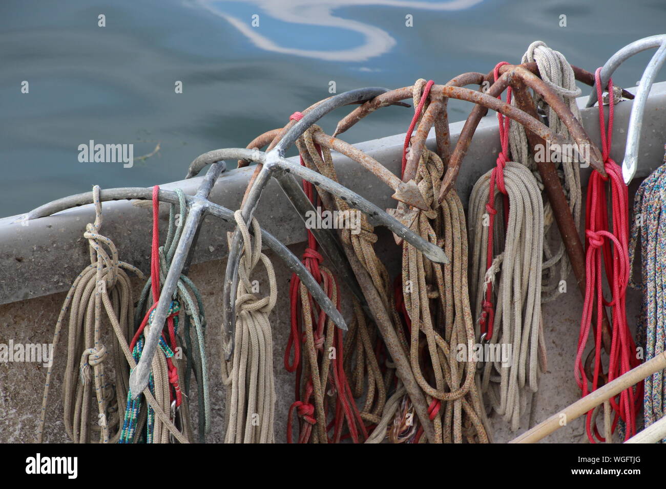 Ropes and hooks hi-res stock photography and images - Alamy