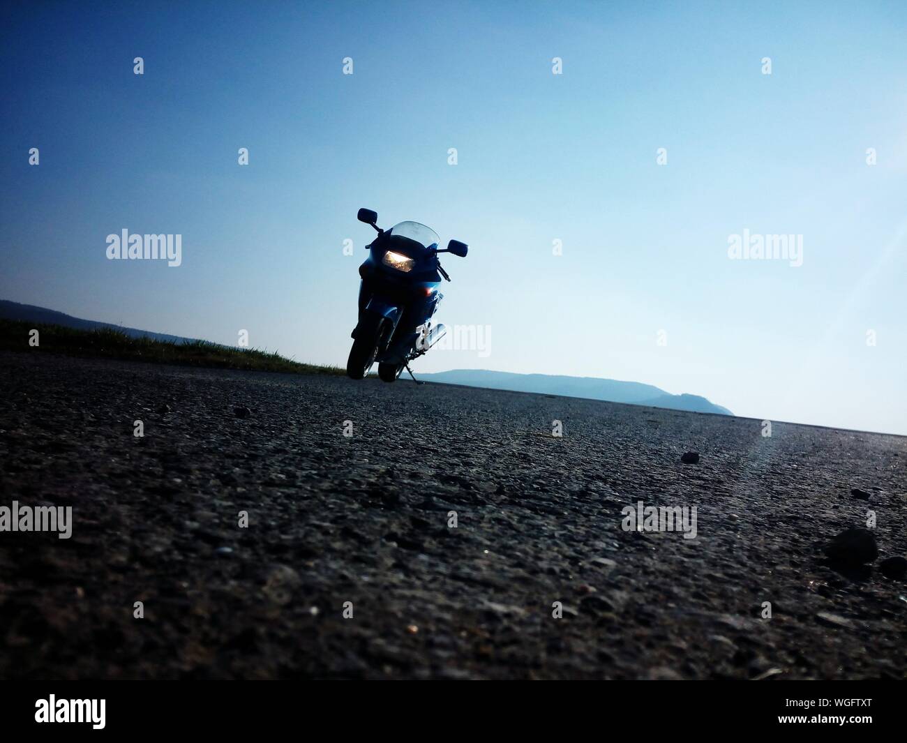 Motorcycle view of road hi-res stock photography and images - Alamy