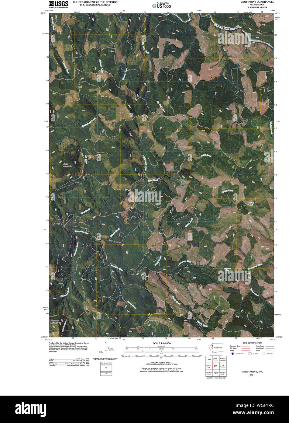 Wolf point map Cut Out Stock Images & Pictures - Alamy