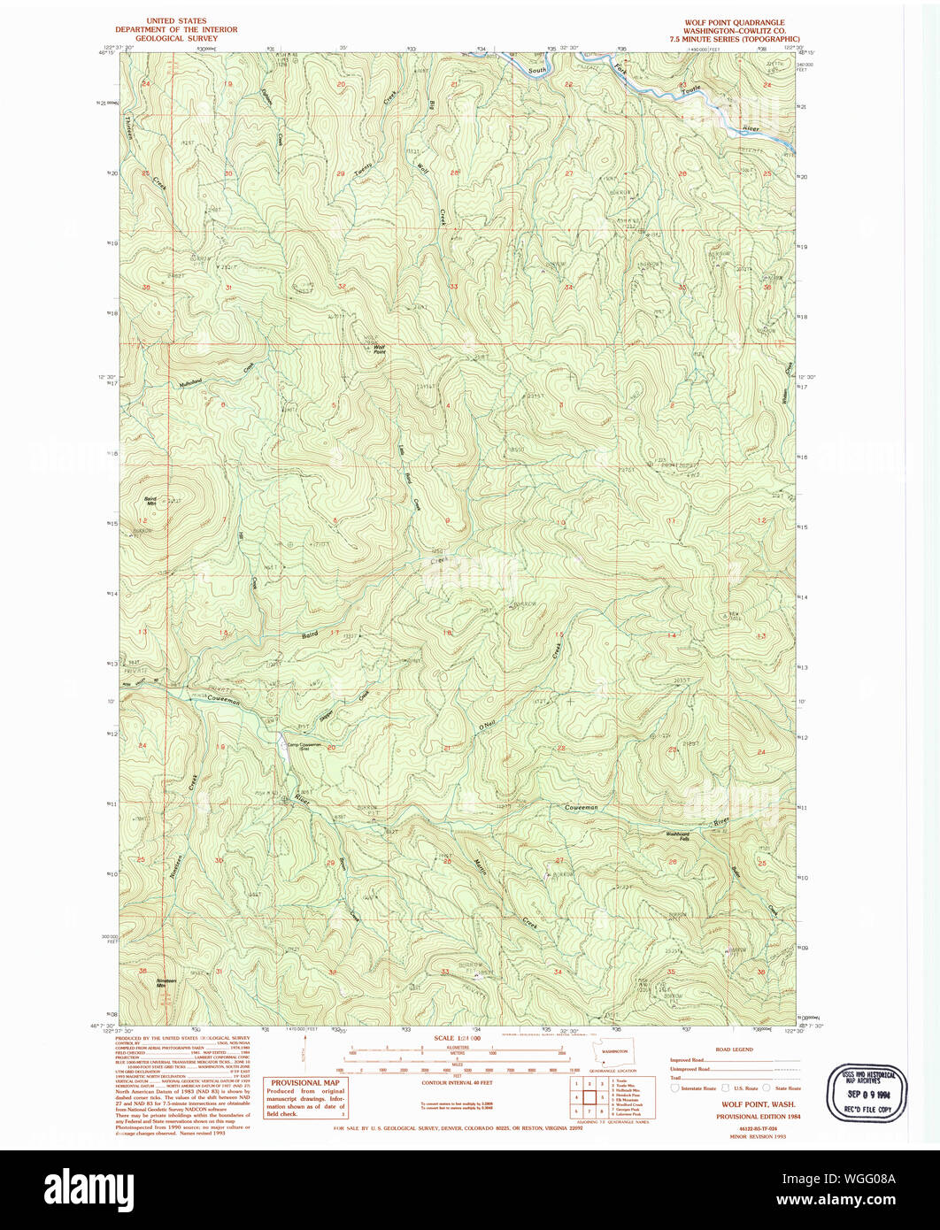 Wolf point map Cut Out Stock Images & Pictures - Alamy