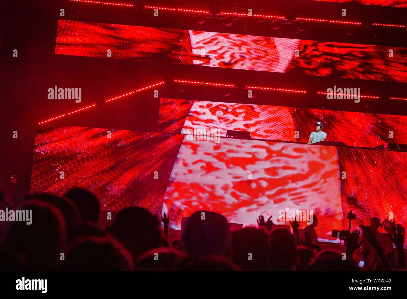 August 31, 2019, Philadelphia, Pennsylvania, U.S: Electronic musician ...