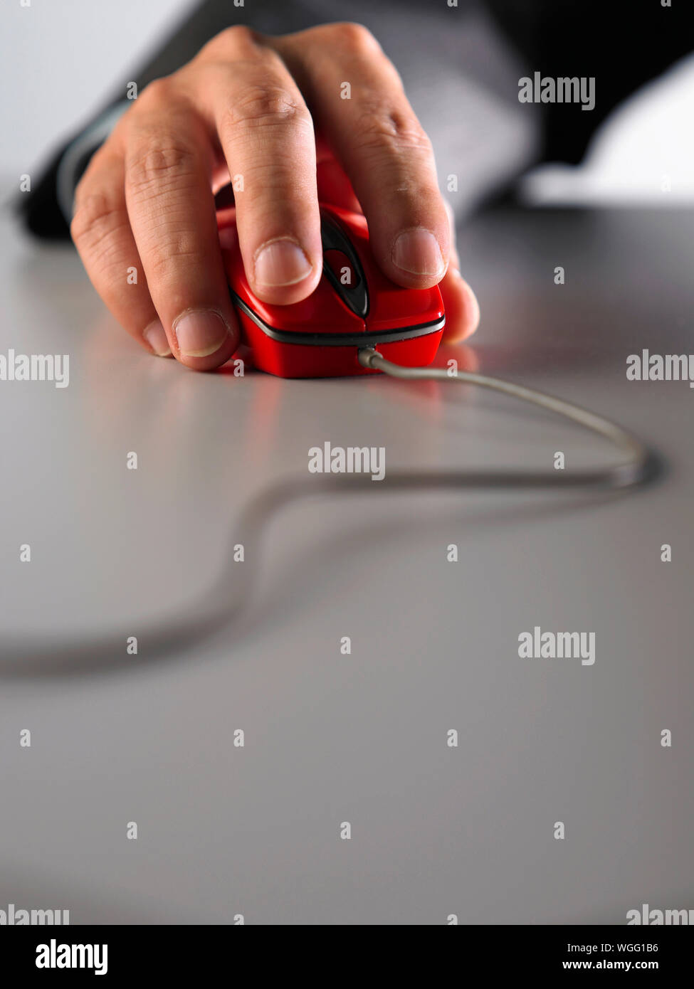 Hand Holding Wireless Mouse High Resolution Stock Photography and ...