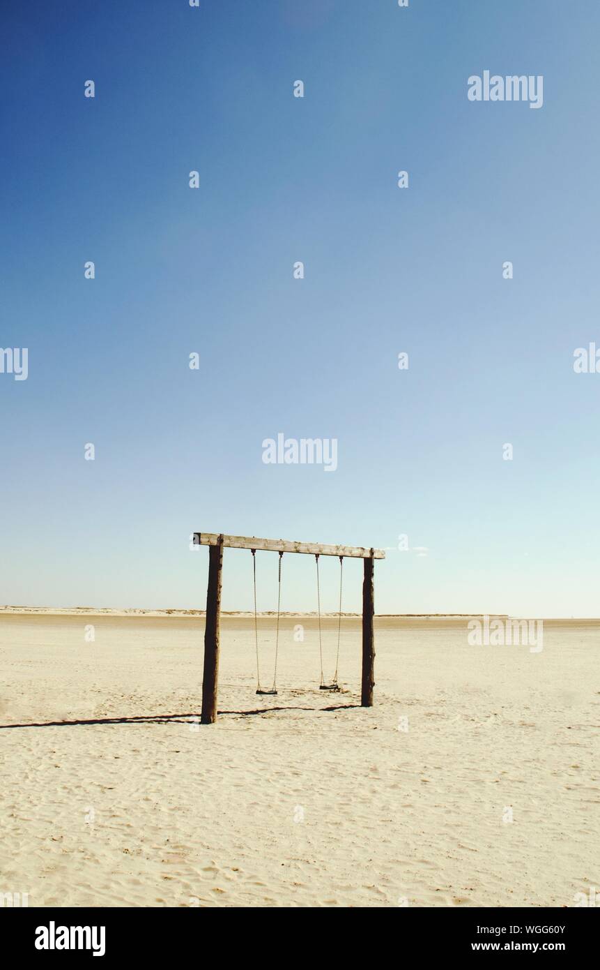 Swing on the beach hi-res stock photography and images - Alamy