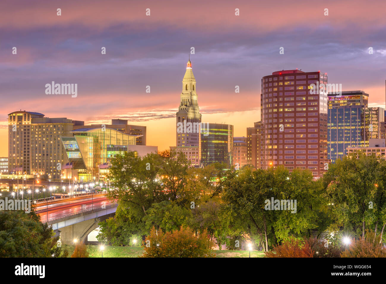 Hartford connecticut aerial hi-res stock photography and images - Alamy