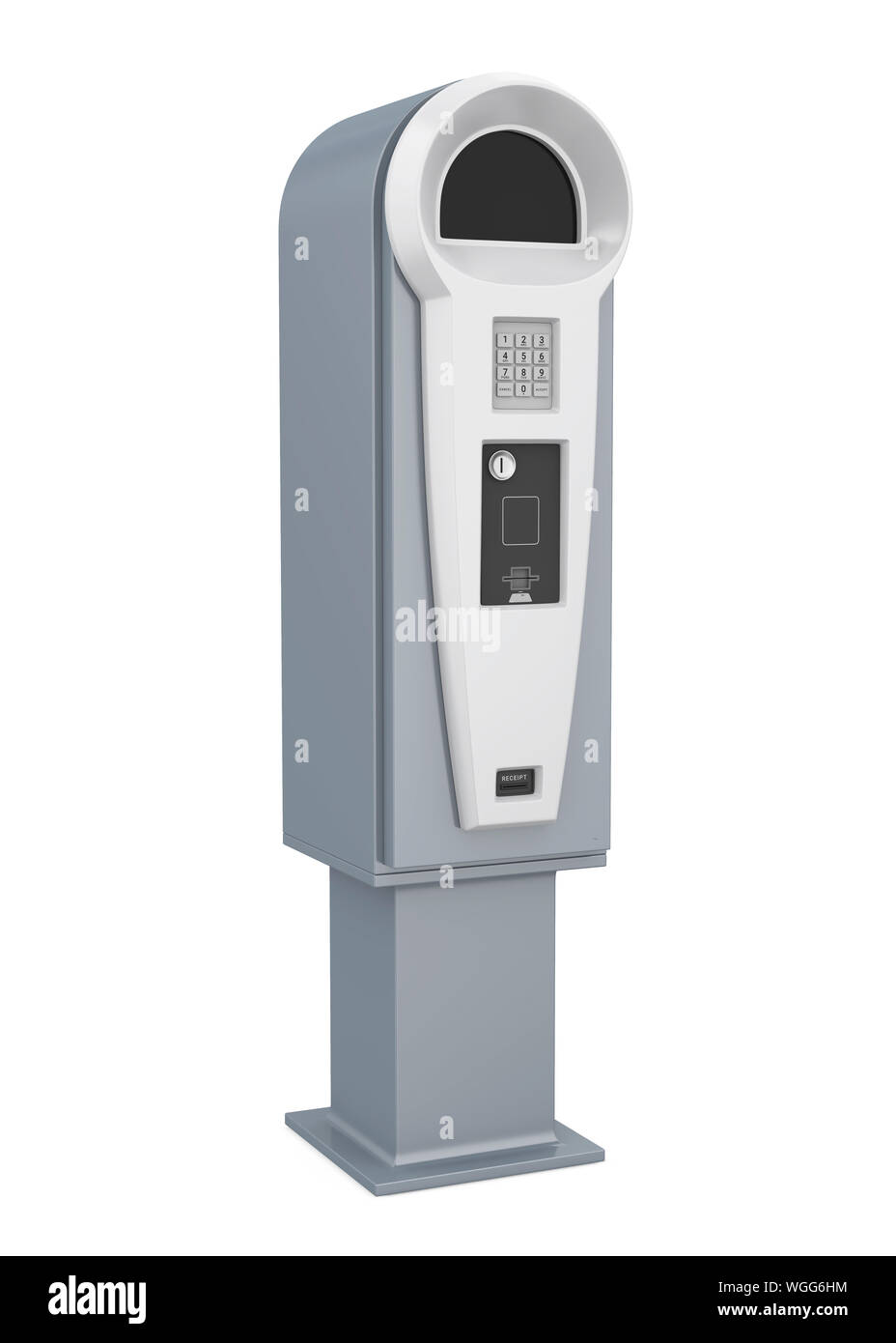 Parking Meter Isolated Stock Photo - Alamy