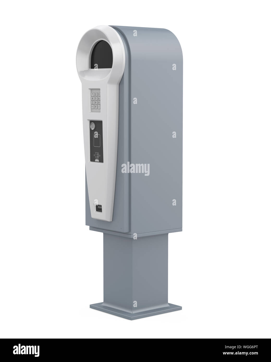 Parking Meter Isolated Stock Photo - Alamy
