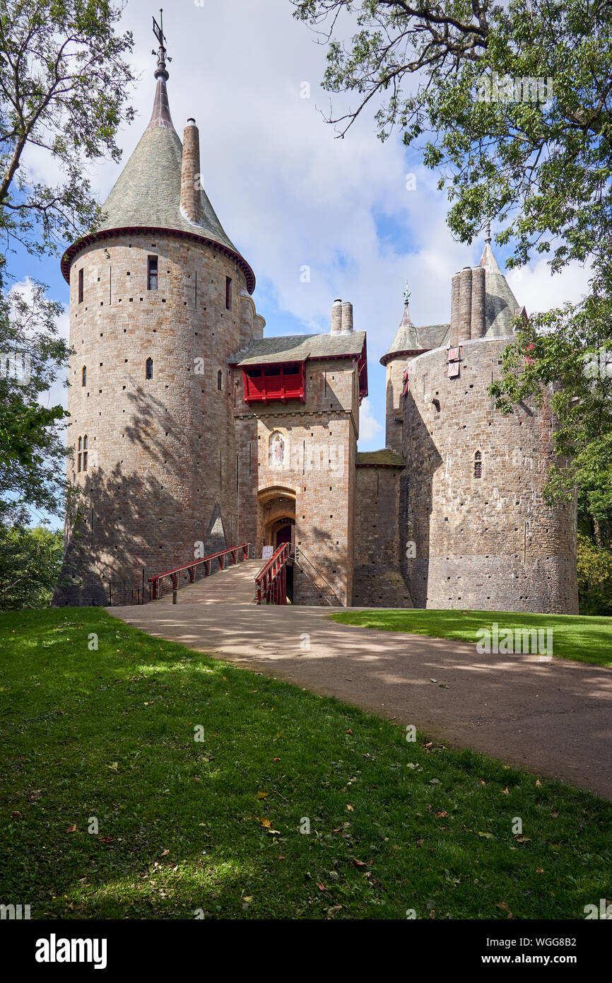 Castle Coch Tongwynlais Cardiff Wales Stock Photos & Castle Coch ...