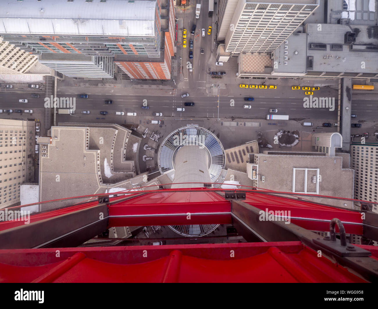 Calgary tower glass floor hi-res stock photography and images - Alamy