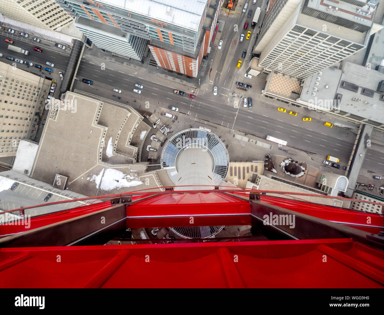 Calgary tower glass floor hi-res stock photography and images - Alamy