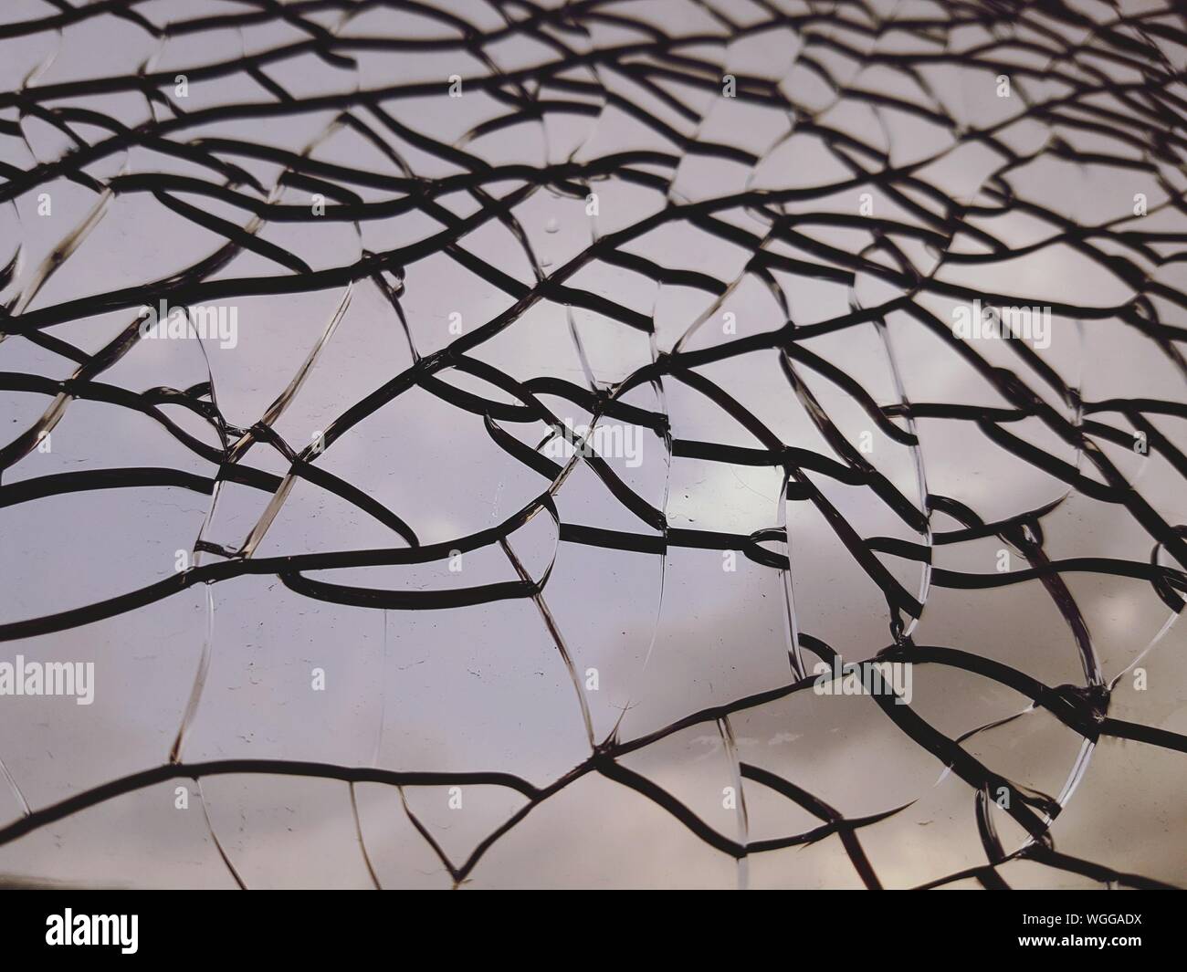 Broken glass reflection hi-res stock photography and images - Alamy