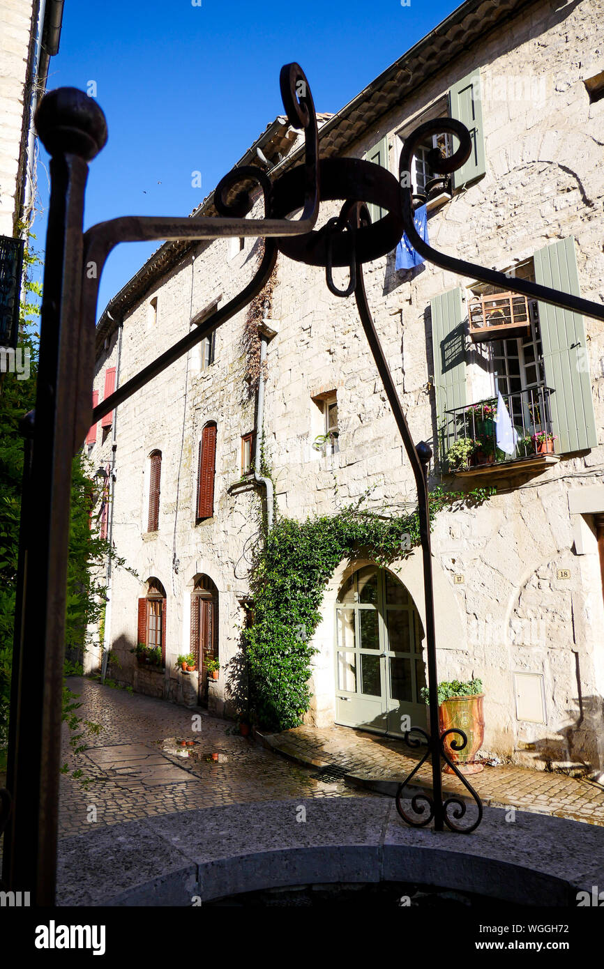 Well, Vézénobre, Gard, France Stock Photo - Alamy