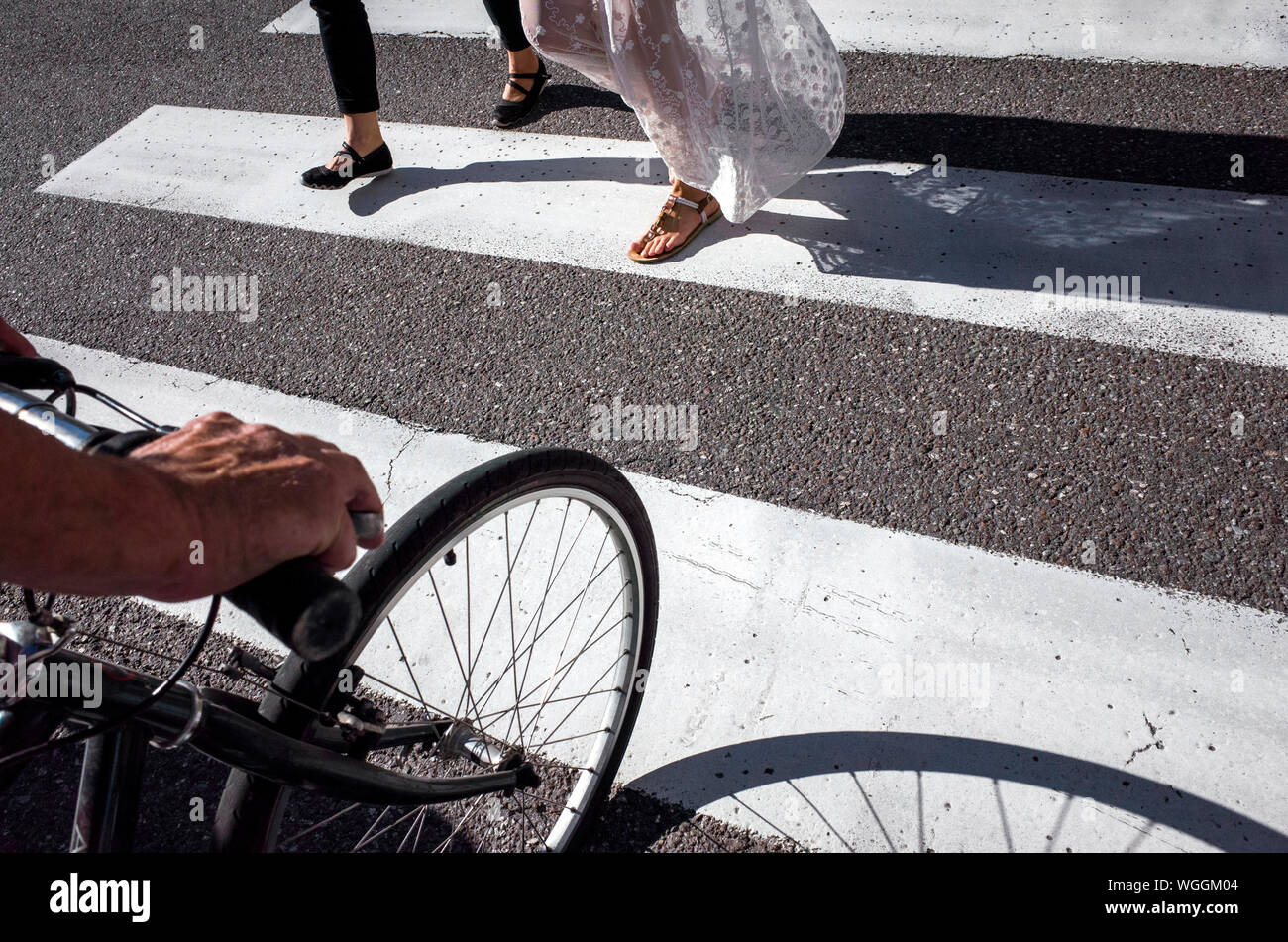 Three Men Crossing The Road High Resolution Stock Photography and ...