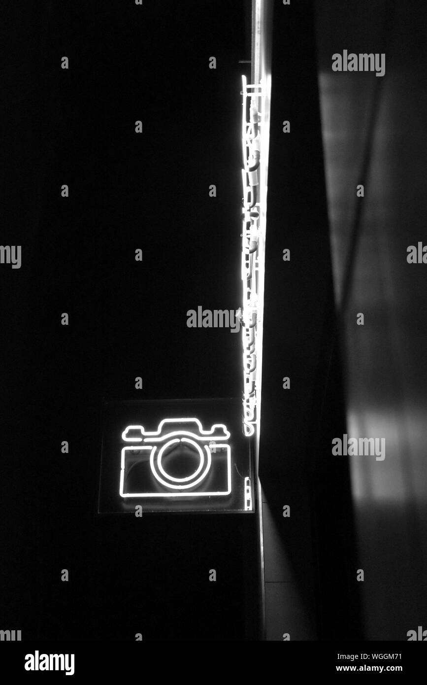 Neon illuminated berlin sign hi-res stock photography and images - Alamy