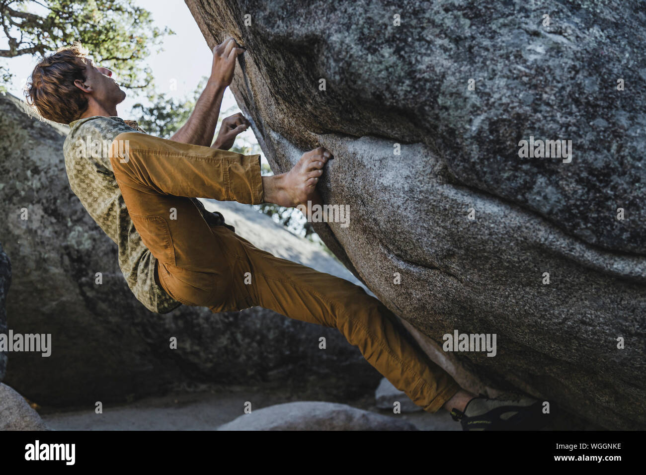 Face on boulder hi-res stock photography and images - Alamy