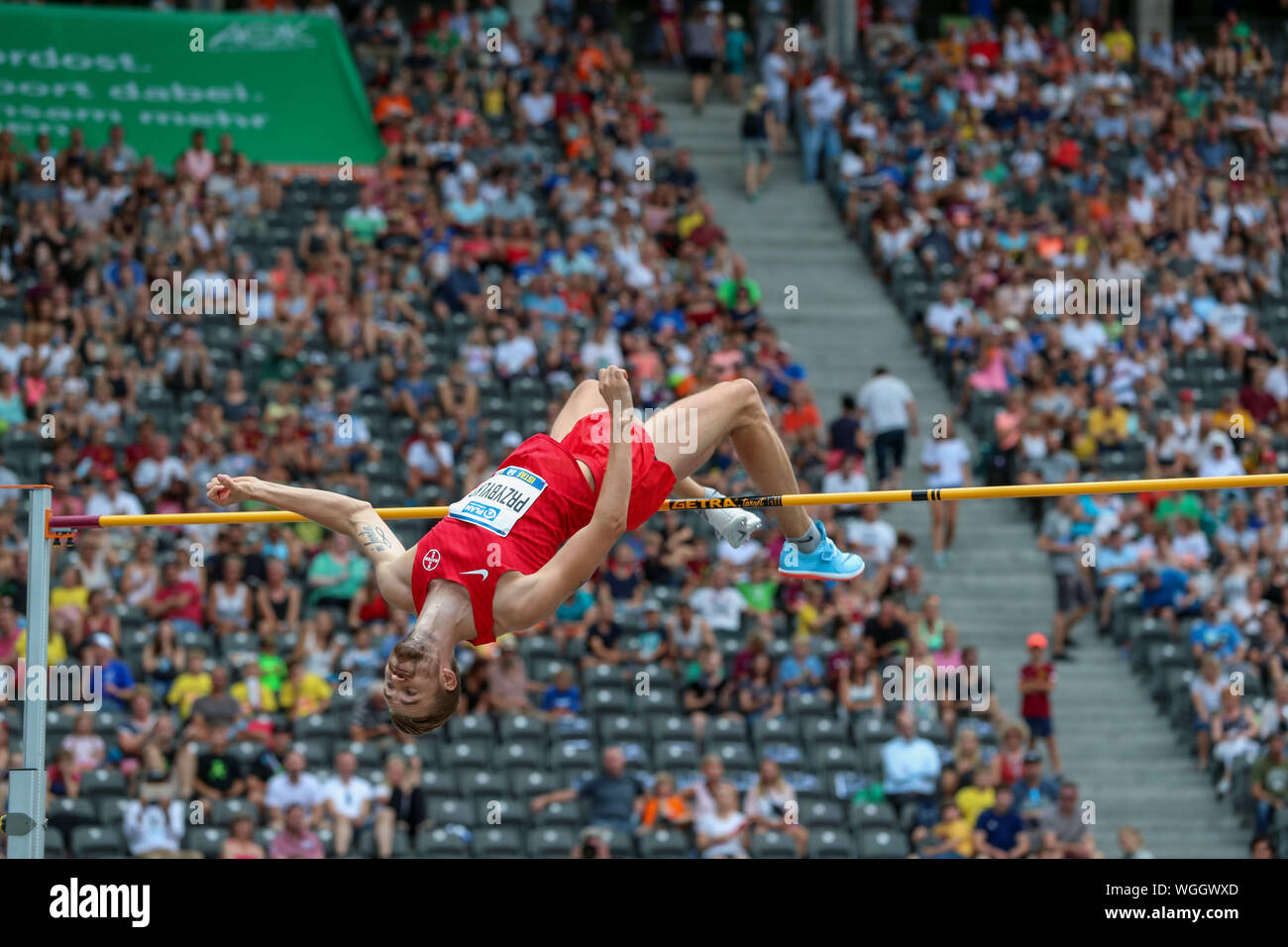 Berlin, Germany. 01st Sep, 2019. Athletics, high jump: Meeting, ISTAF ...